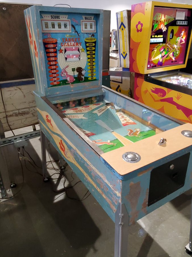 1962 Midway Target Gallery at Pinball Hall of Fame Pinball Museum, info ...